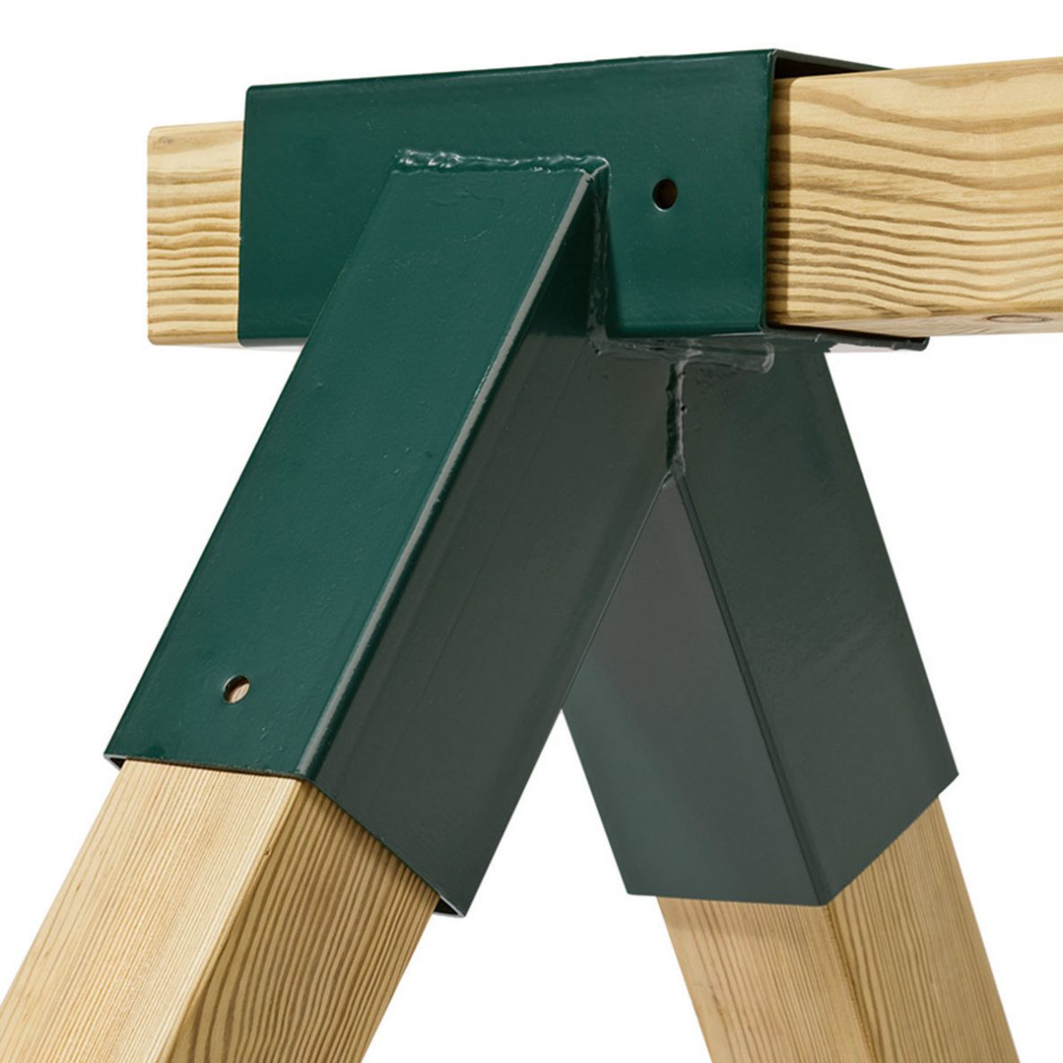 SWING CORNER METAL END BRACKET SQUARE 9x9cm FOR WOODEN CLIMBING SWING ...